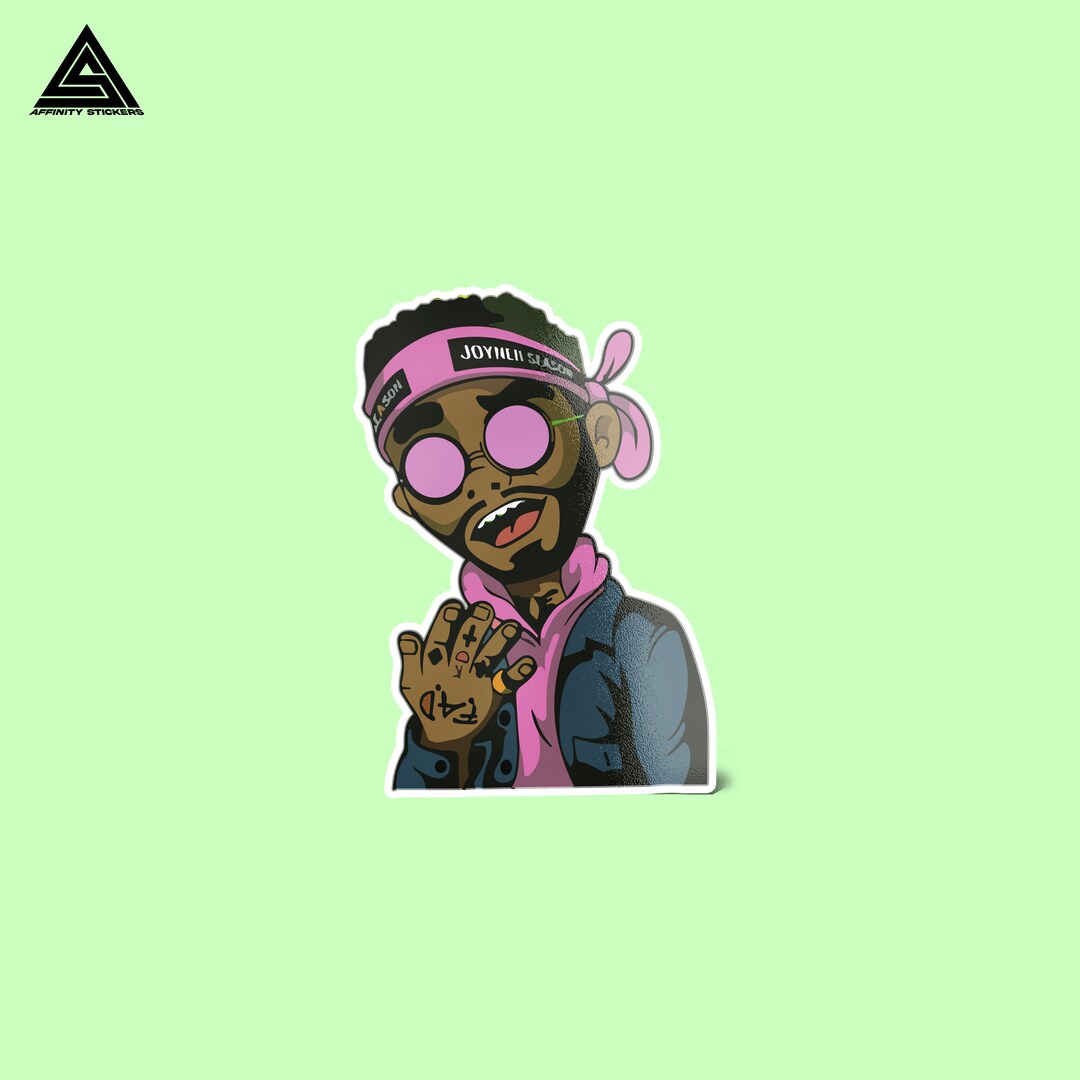 Rapper Sticker || Vinyl Sticker, Water Bottle Sticker, Tumbler Stickers ...