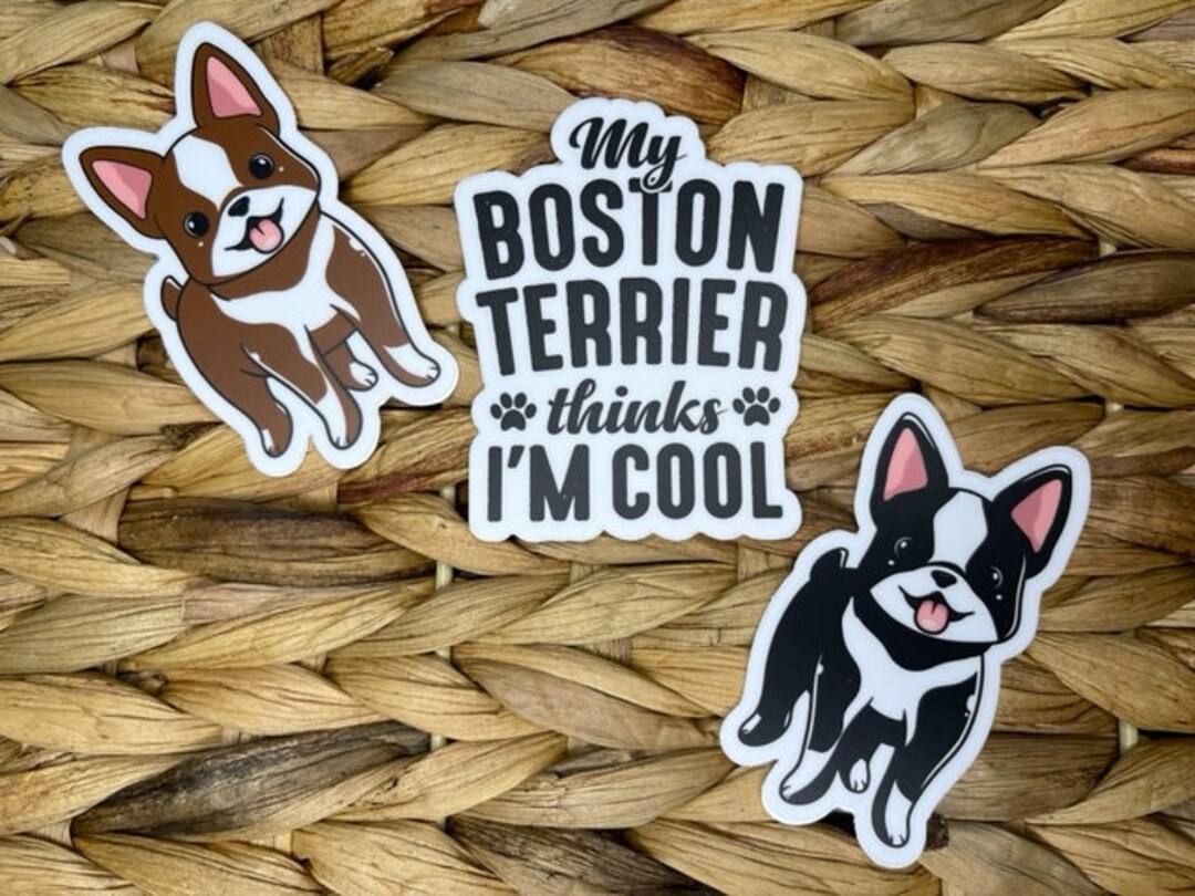 Boston Terrier Sticker Starter Pack - Etsy