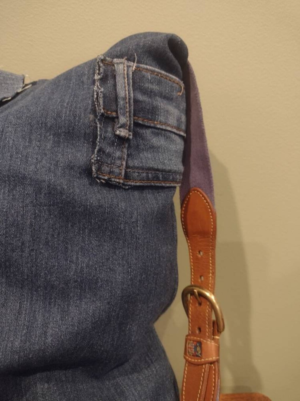 Upcycled Denim Bag - Etsy