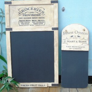 Wood Chalkboard/blackboard/notice Board Shabby Vintage Chic Kitchen ...