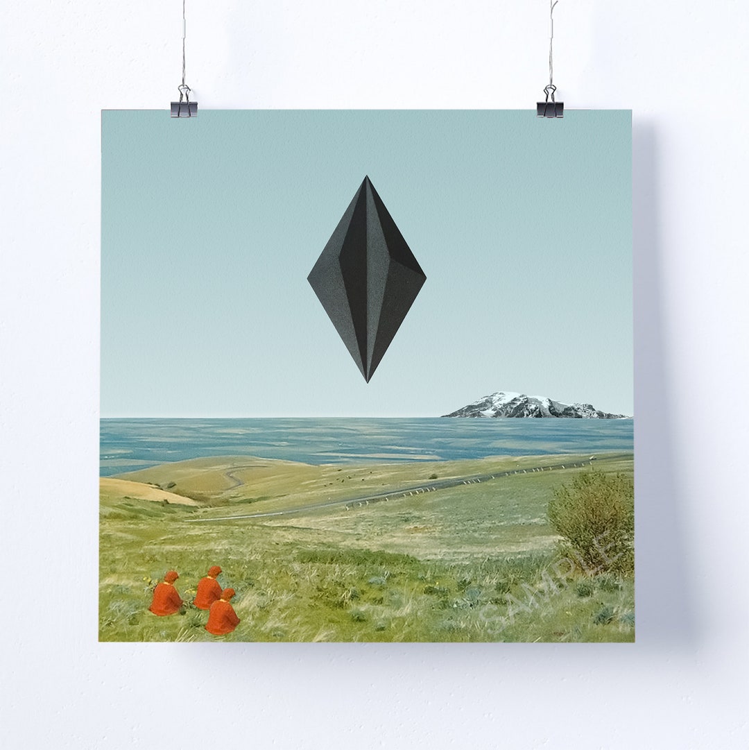 Collage Art Print the Object and Them Retro Art, Vintage Art, Home ...