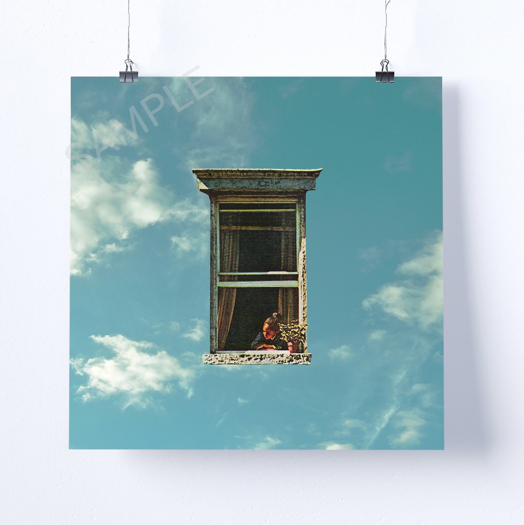 Collage Art Print lilly Retro Art, Vintage Art, Home Decor, Wall Art ...