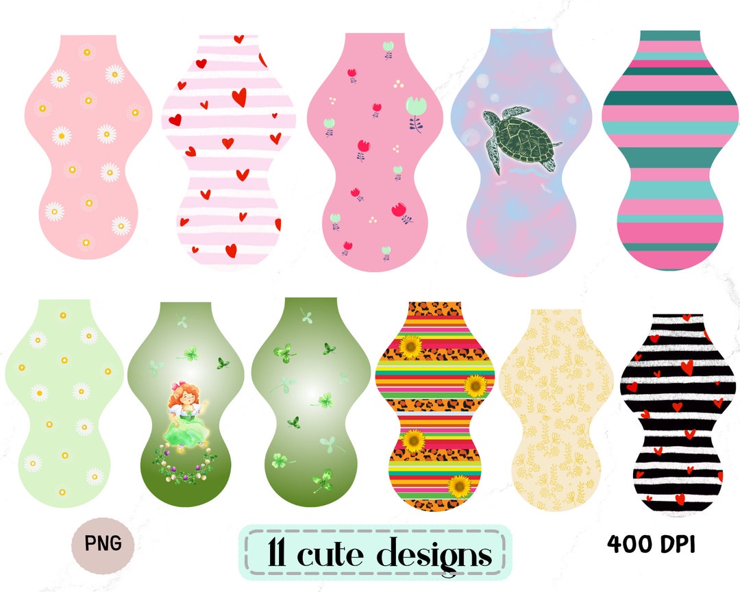 Chapstick Holder Design Sublimation Download, Lip Balm Holder Keychain ...