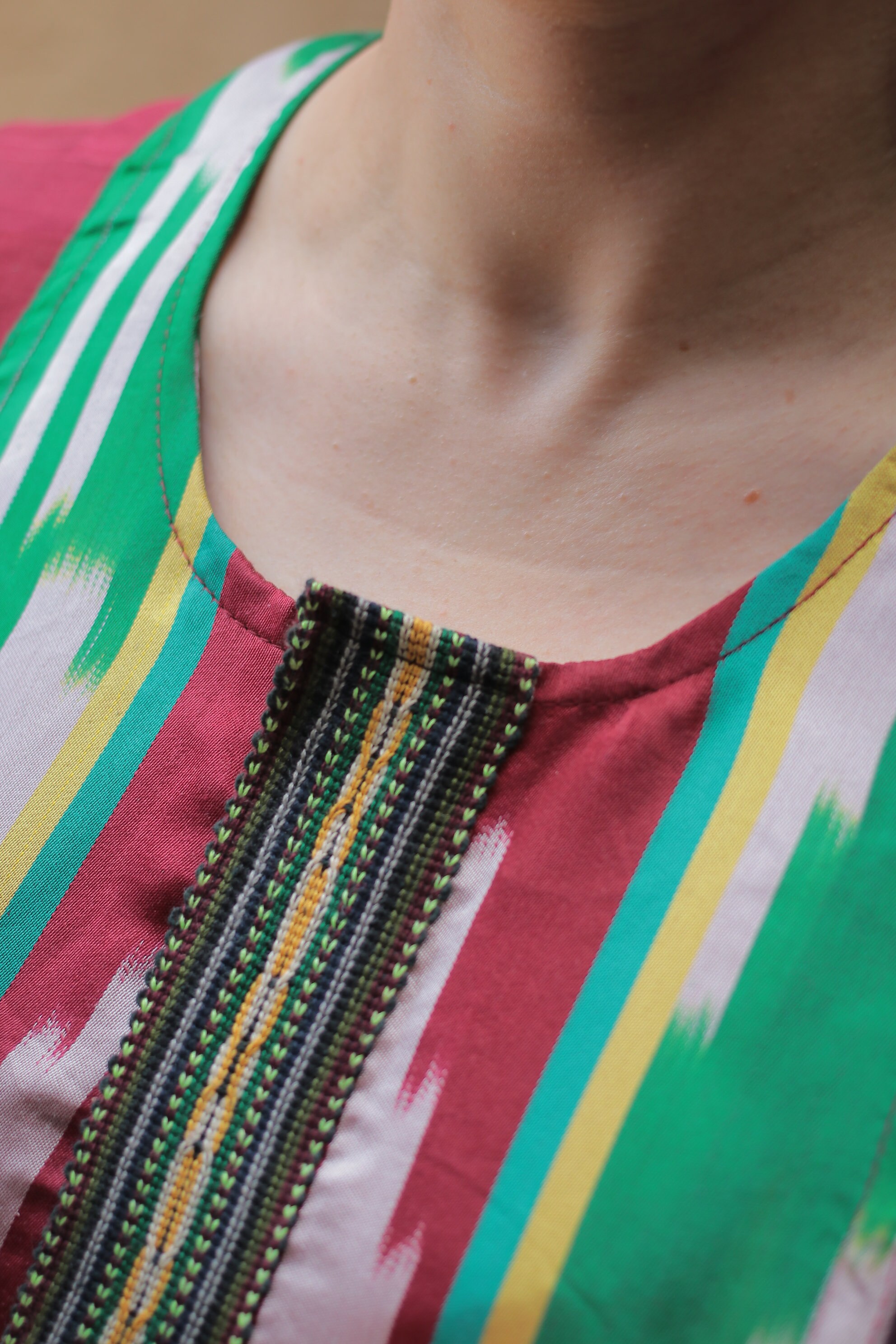 Bright Green Dress in Iridescent Vintage Silk Maxi Dress for Summer ...