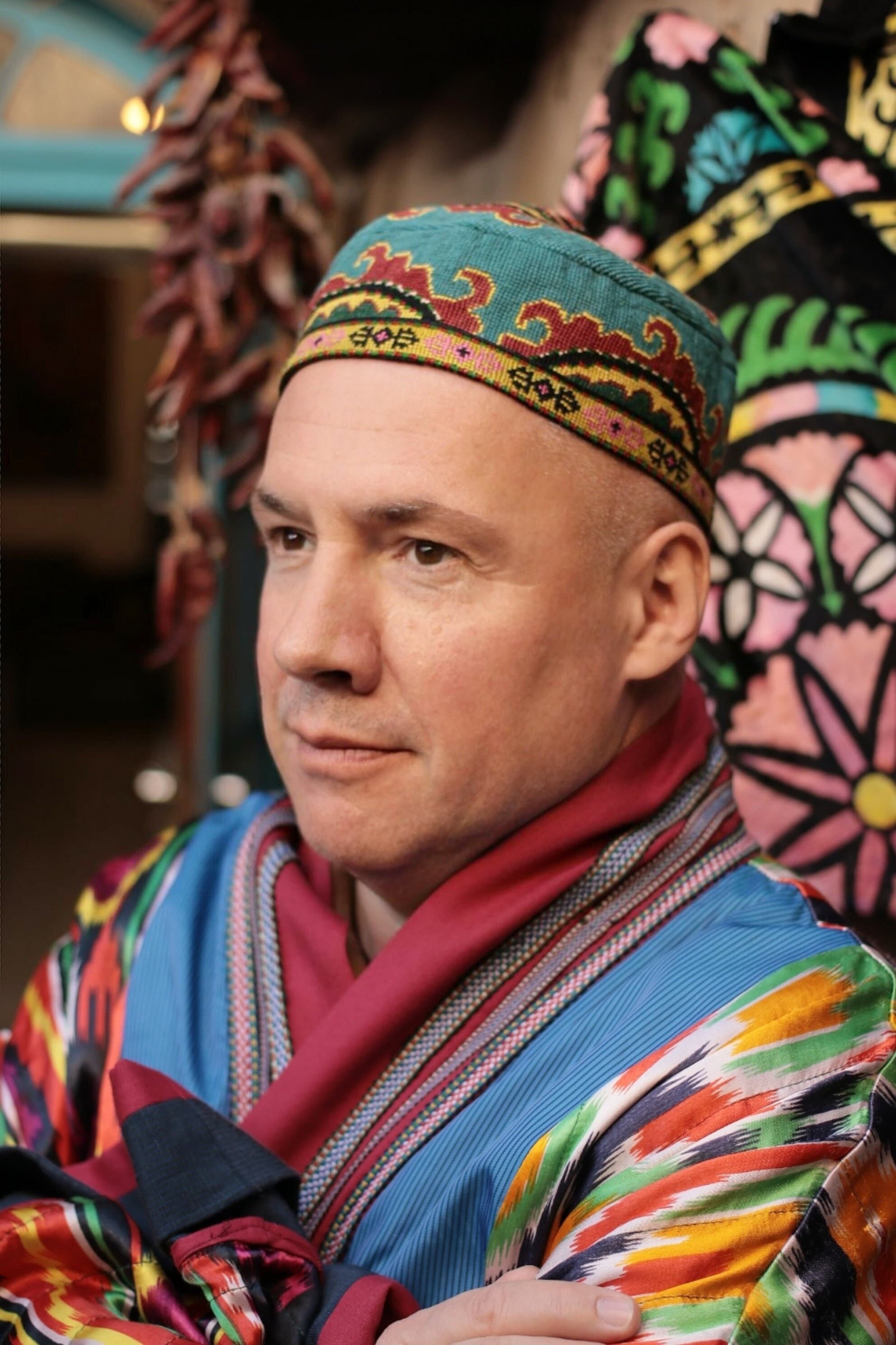 Vintage Ikat Uzbek Chapan Robe - Traditional Hand-weaving - 100% ...