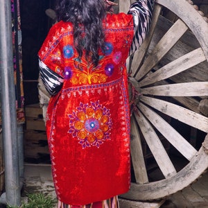 Luxurious Chapan Made of Vintage Silk and Velvet With Embroidery Kimono ...