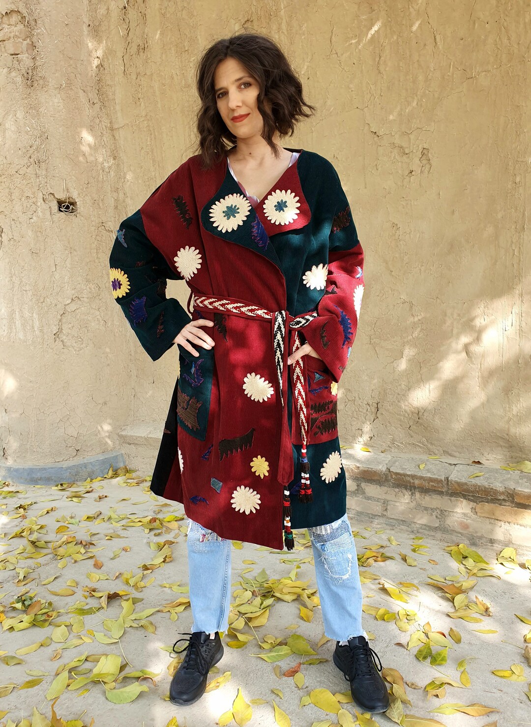 Luxury Handmade Coat, Suzane Coat, Woman Handcrafted Jacket, Velvet ...