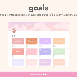Cute Notion Template Easy to Use Notion for Productivity Finance ...