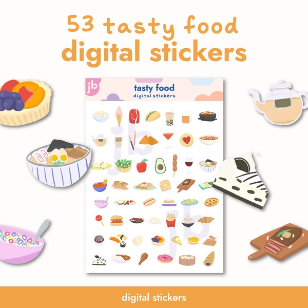 Food Stickers - Etsy