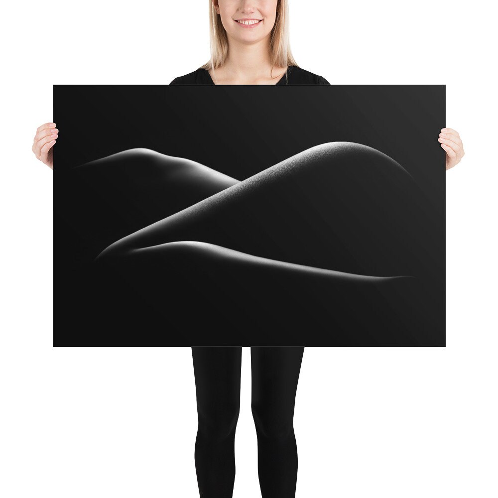 Nude Figurative Bodyscape of a Woman No17 Black & White Luster Photo ...