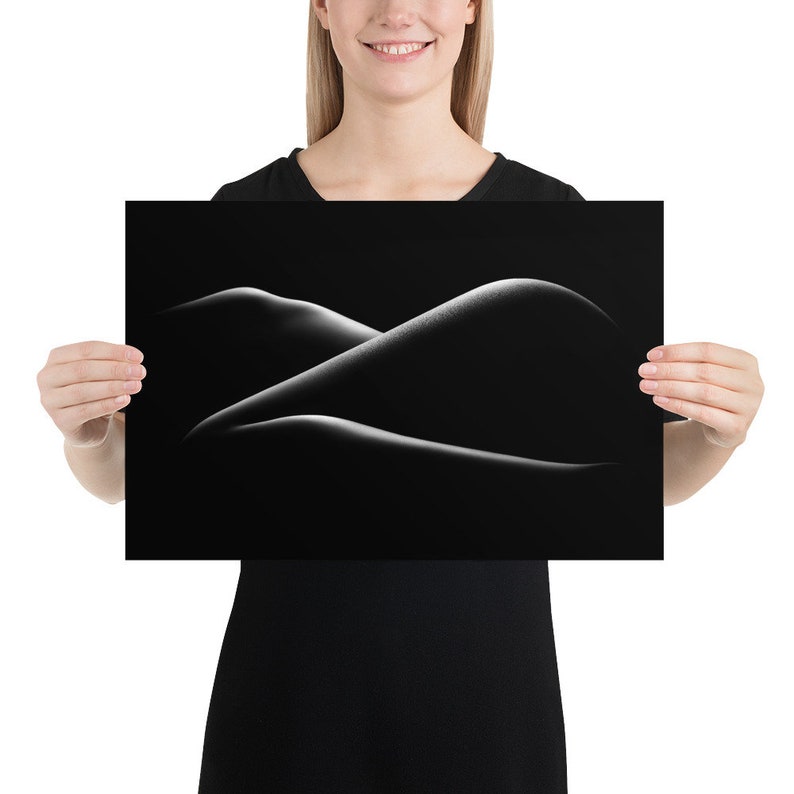 Nude Figurative Bodyscape of a Woman No17 Black & White Luster Photo ...