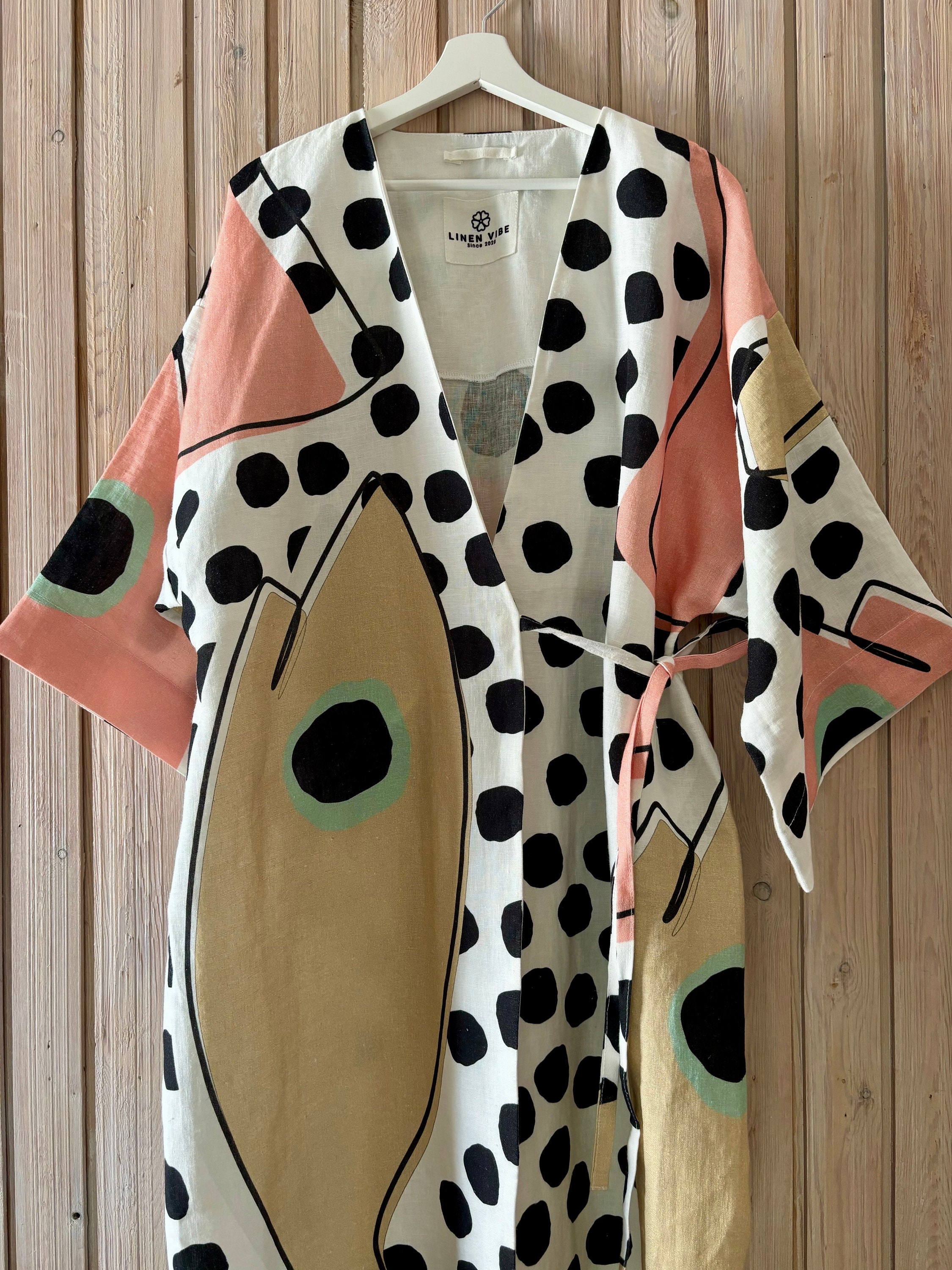 BIG FISH Dress, Soft Linen Dress, Robe, Long Dress Linen, Unique ...