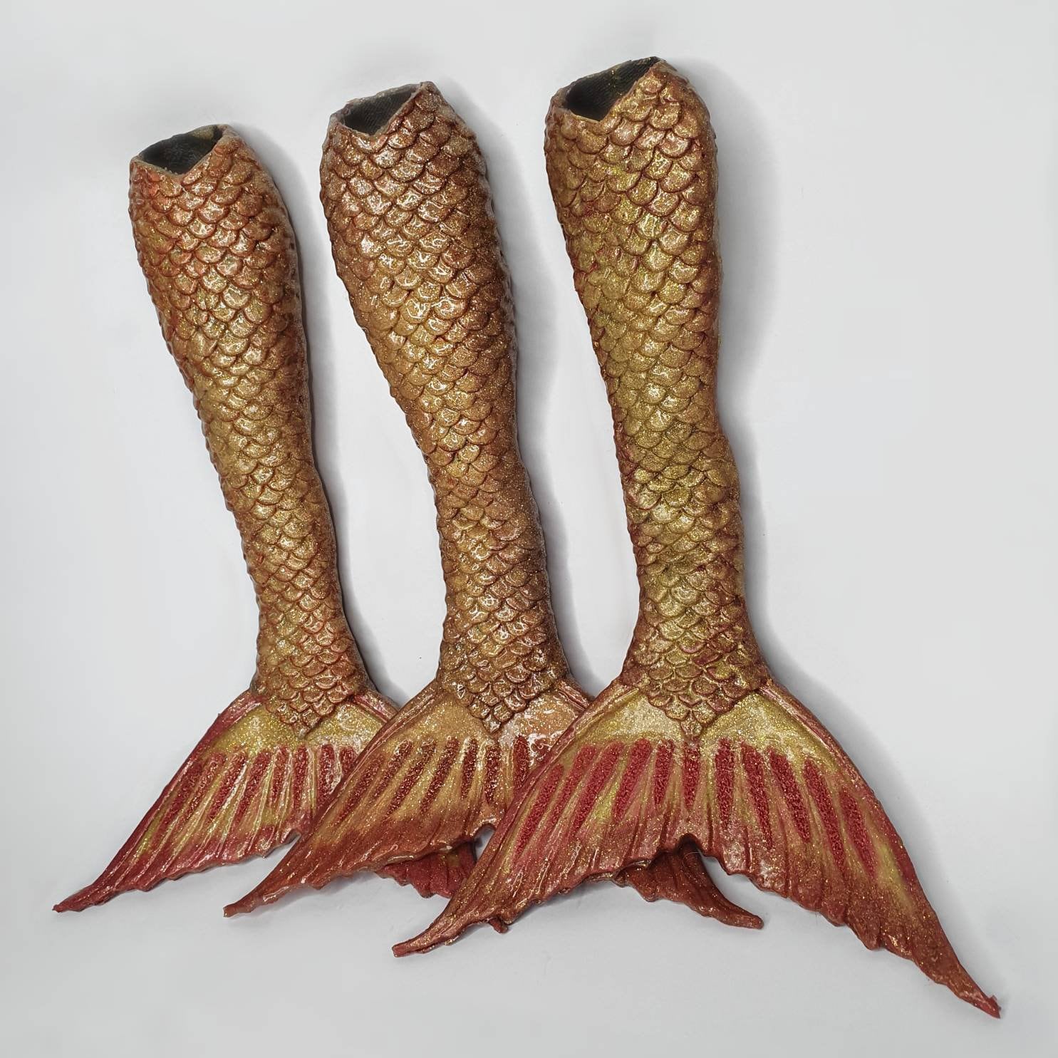 Trio Silicone Mermaid Tail H2o Miniature For Doll Etsy