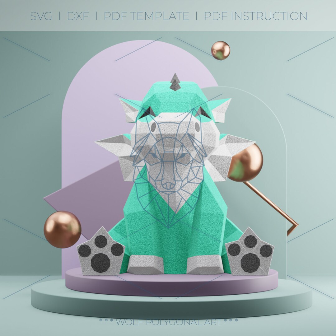 Baby Dragon 3d Papercraft PDF Template DIY 3d Low Poly - Etsy