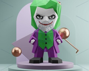 Low Poly Doll 3d Papercraft Sculpture, Doll 3D Paper Model - Etsy