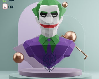 Ghost 3d Papercraft , PDF Template, DIY 3d Low Poly Model, Paper ...