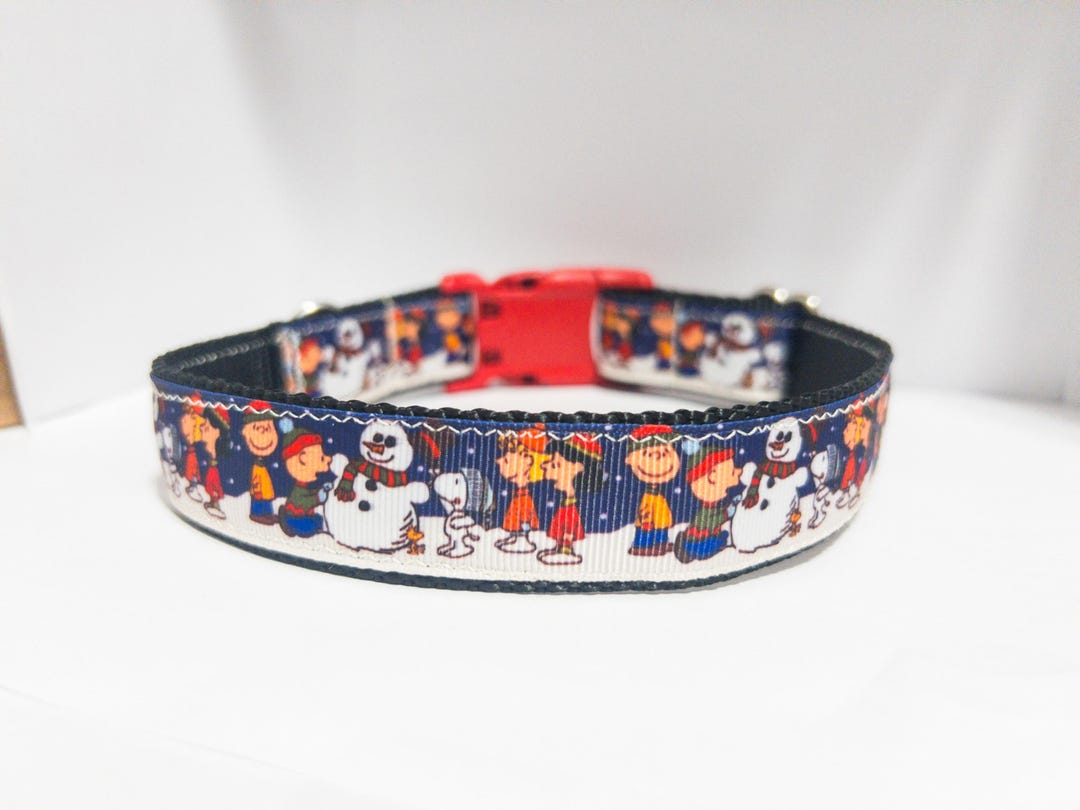Peanuts Christmas Collar Snoopy Christmas Collar Durable Dog Collar - Etsy
