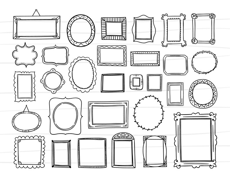 Digital Labels Design Elements Digital Frames Png Clipart Frame Clipart ...