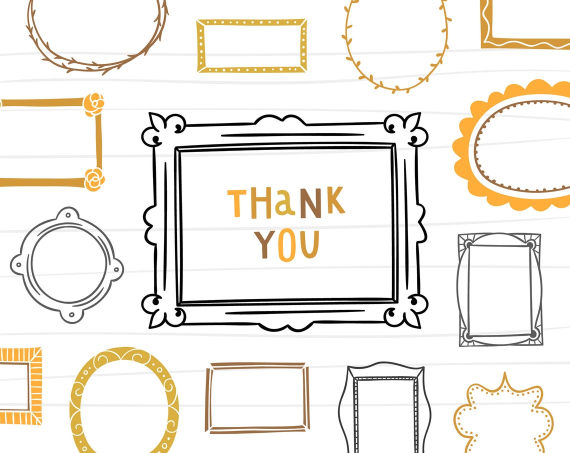 Digital Labels Design Elements Digital Frames Png Clipart - Etsy