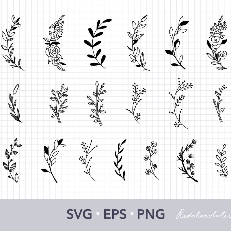 Floral Svg - Etsy