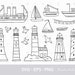 Nautical Svg, Boat Svg, Lighthouse Svg, Travel Svg Files, Nautical Clip ...