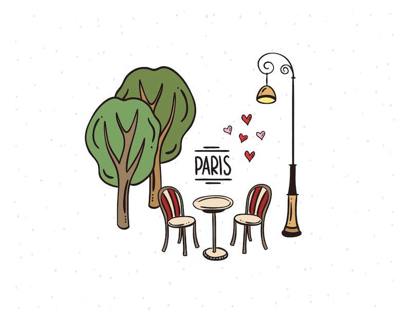 Paris Clipart, Travel Clipart, Paris Clip Art Set, Paris Planner ...