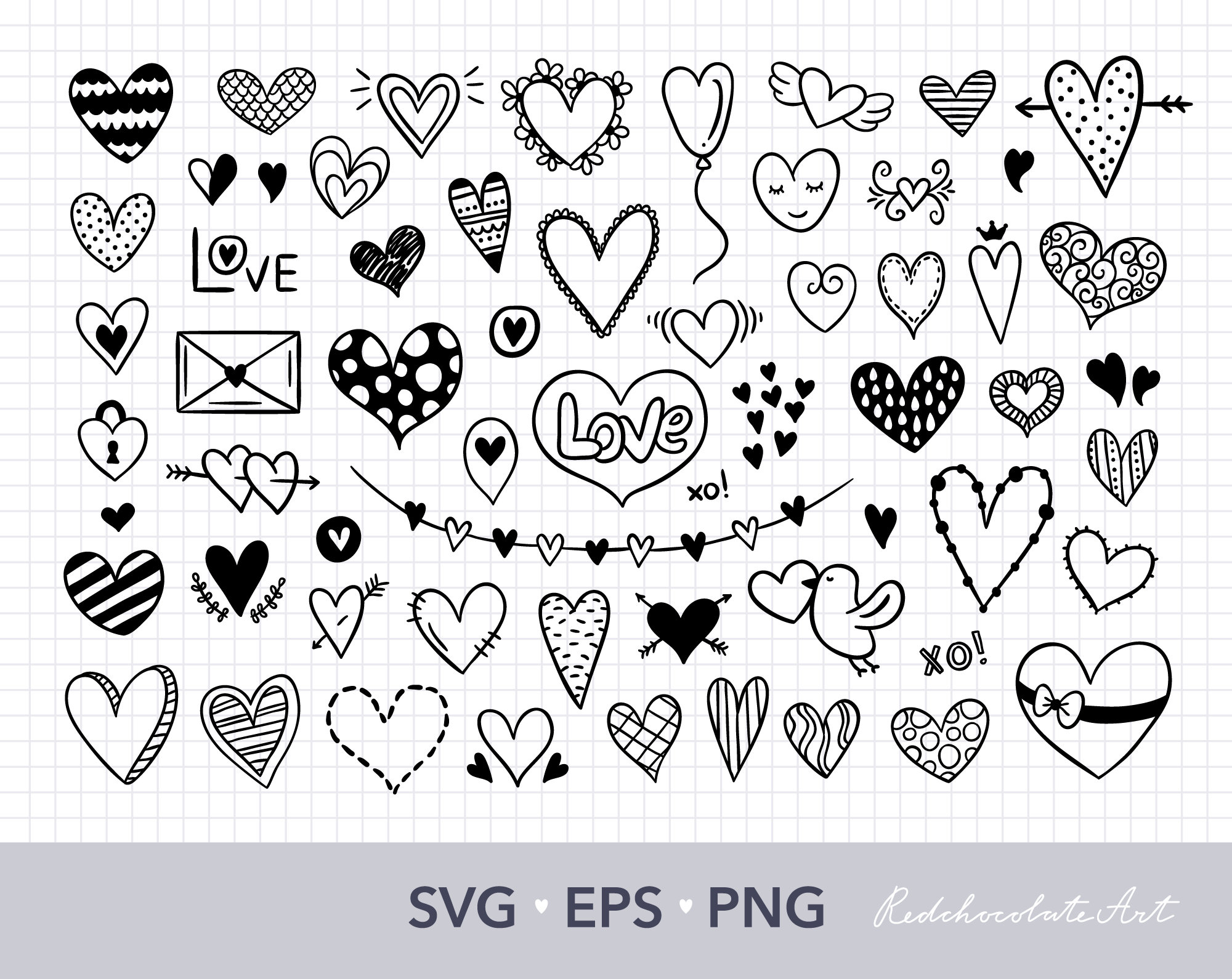 Valentine Svg, Heart Svg Bundle, Valentines Day Svg, Love Svg Files for ...