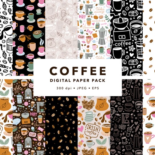 Dunkin Seamless Pattern - Etsy