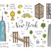 New York Travel Clipart, New York Handdrawn Clipart, New York City ...