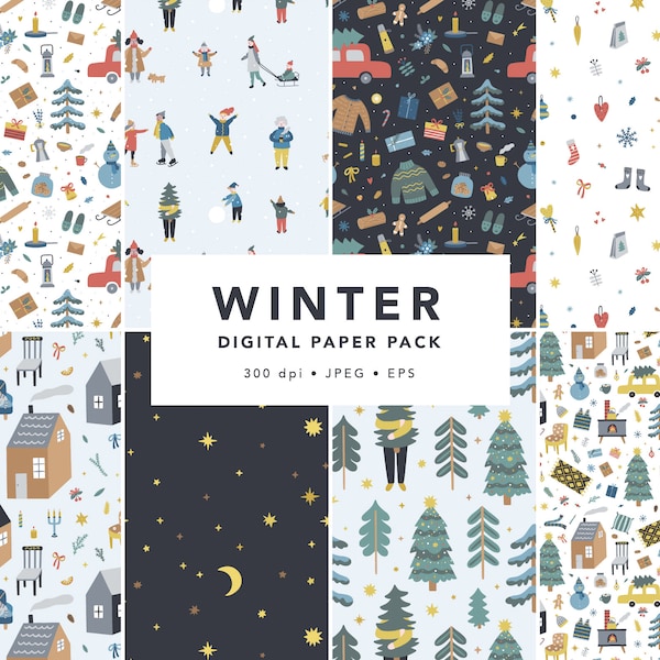 Winter Graphics - Etsy