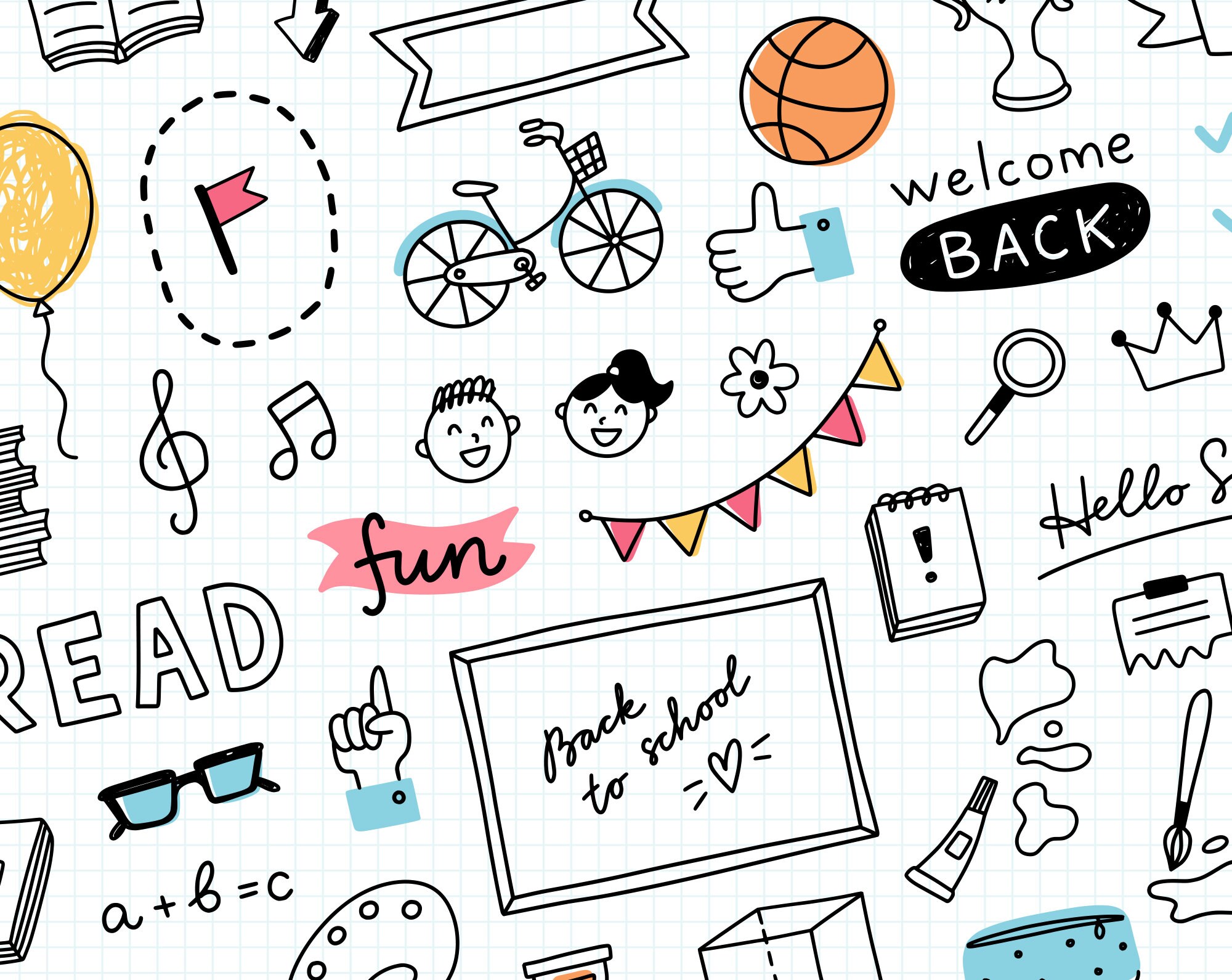 School Doodle Clip Art