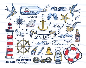 Marine Collections Svg Sea Svgvintage Nautical Nautical - Etsy