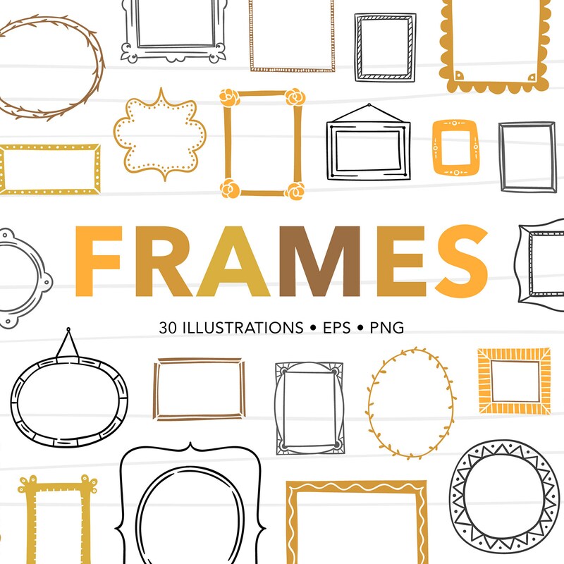 Digital Frames - Etsy