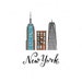 New York Travel Clipart, New York Handdrawn Clipart, New York City ...