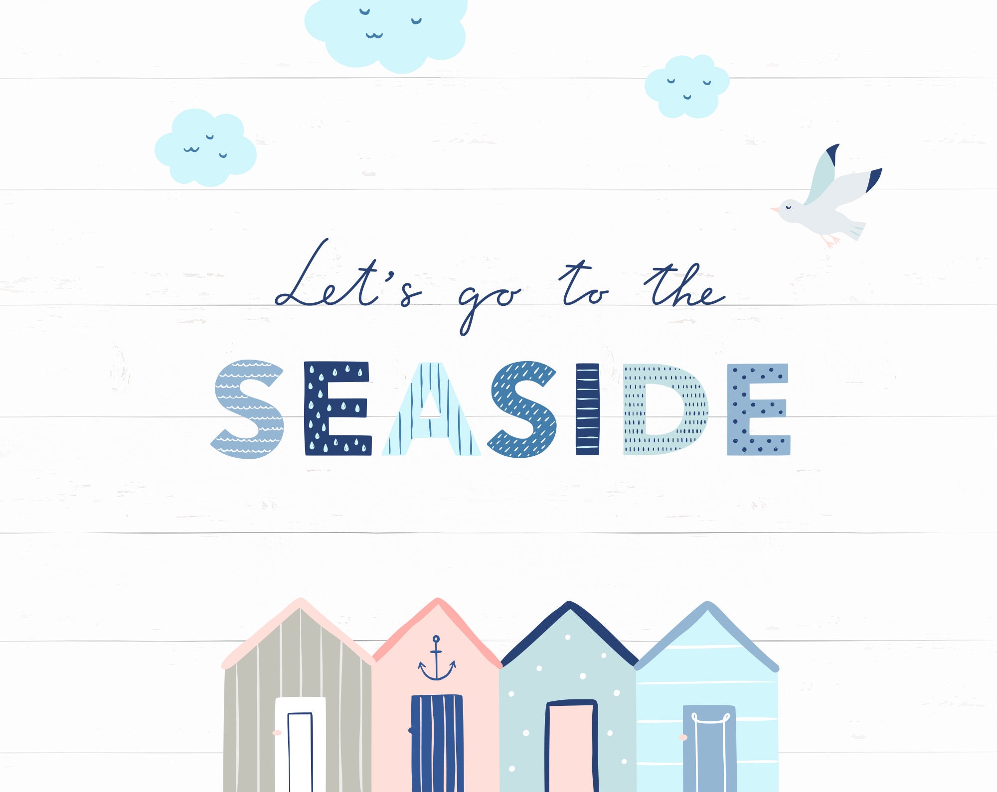 Nautical Clip Art Summer Clipart Beach Png Files Beach - Etsy UK