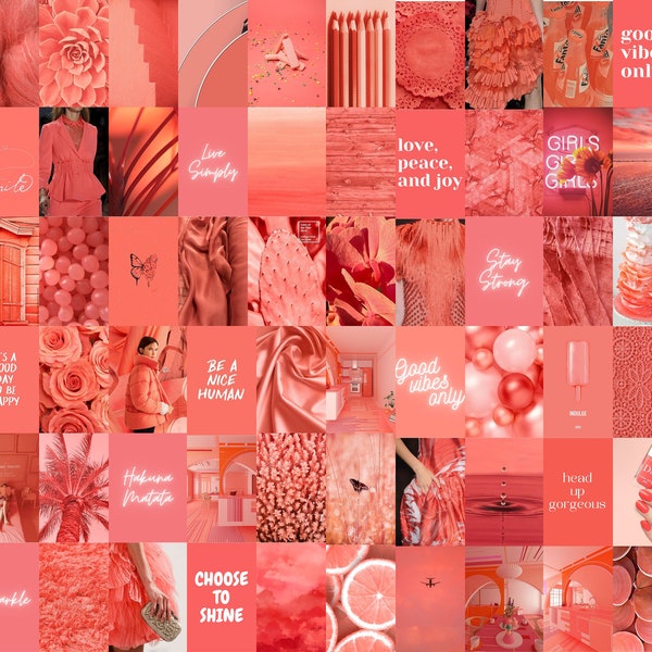 Coral Pink - Etsy