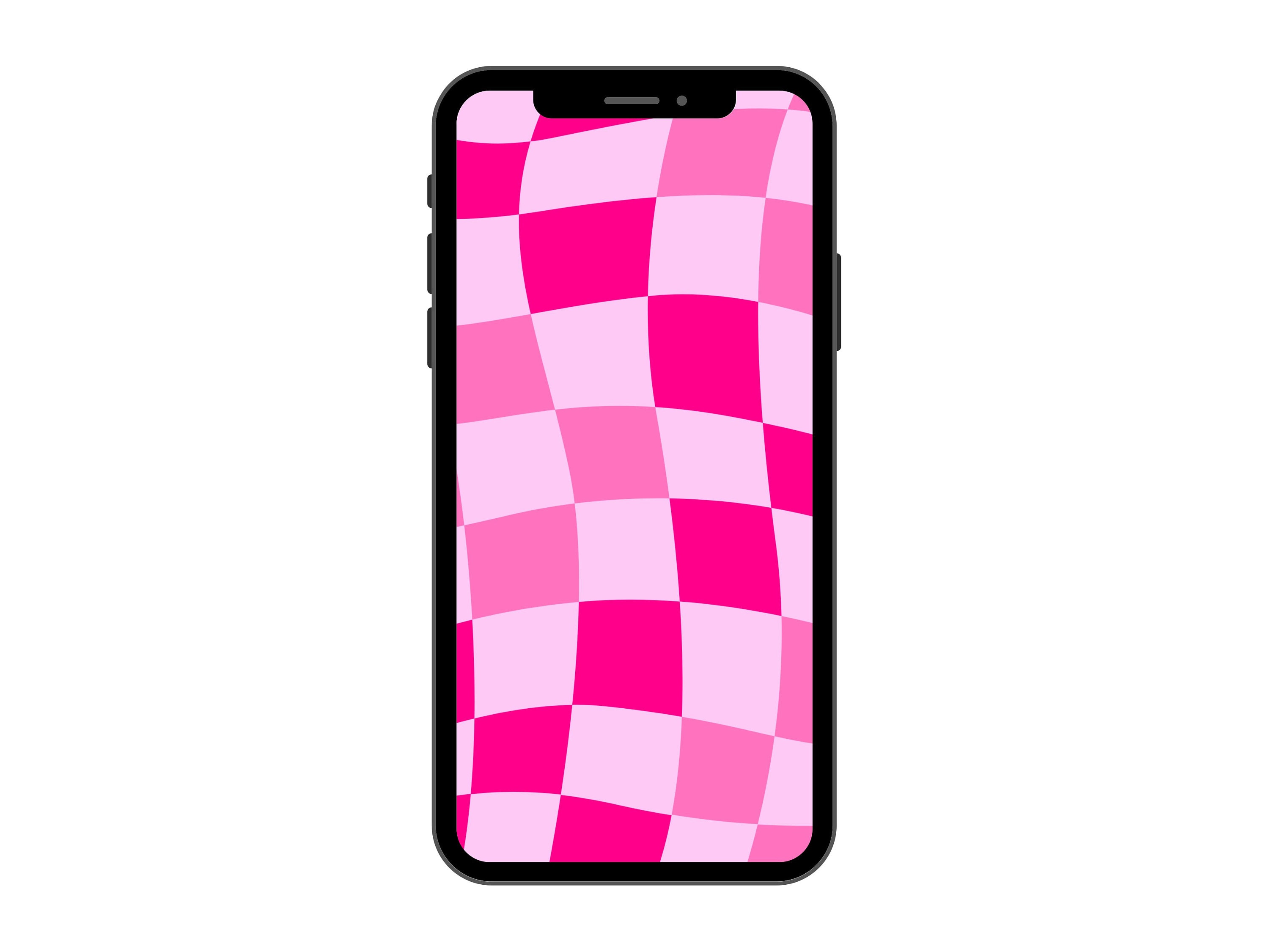Retro Pink iPhone Wallpaper, Groovy Pink iPhone Wallpaper, Pink ...