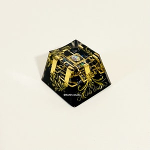 Golden Temples Keycap, Resin Keycap, Handmade Keycap, Artisan Keycap ...