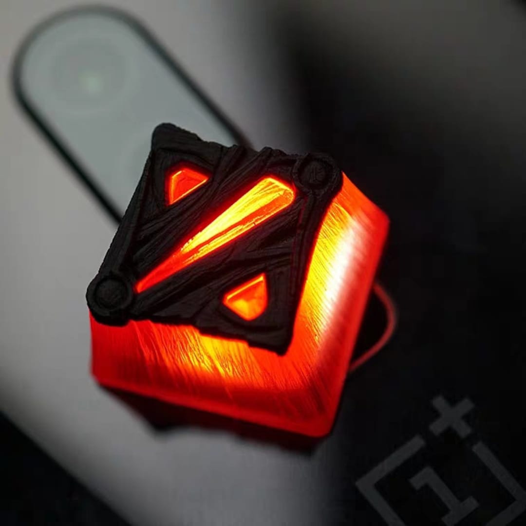 Dota2 Resin Keycap, Artisan Transparent Keycap, Custom Backlit Keycap ...