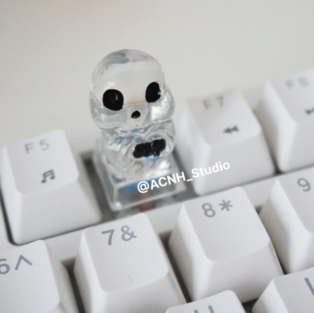 Ghost Transparent Esc Artisan Keycap, Custom Keycap Profile for Cherry ...
