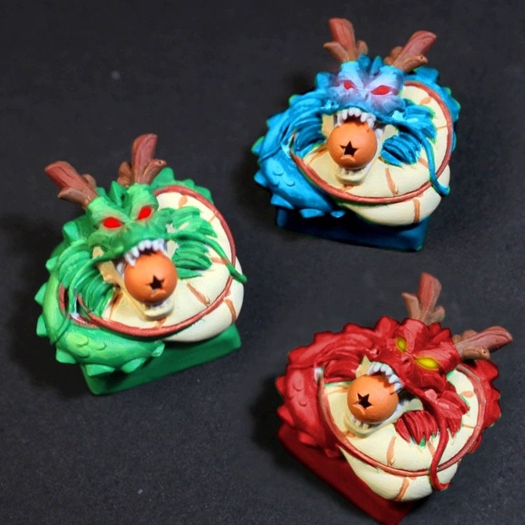 Custom Dragon Ball Keycap, Backlist Keycap Set, Artisan Anime Keycap ...