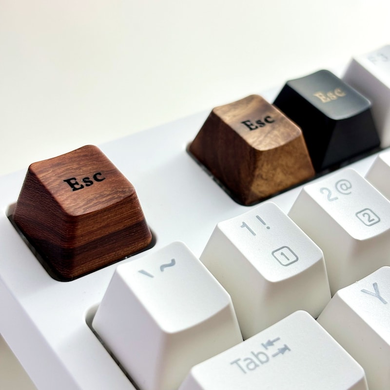 Wood Keyboard Key Caps - Etsy