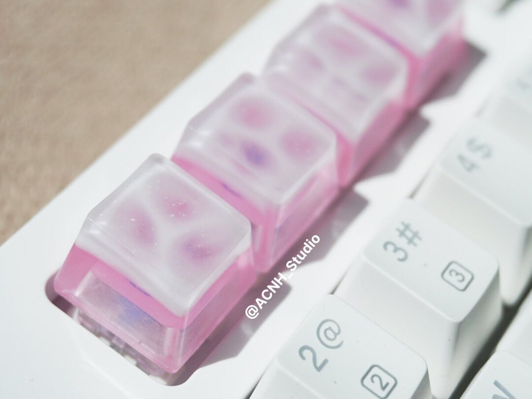 Pink Wave Keycap, Beach Keycap, Ocean Keycap, Cute Keycap, Artisan ...