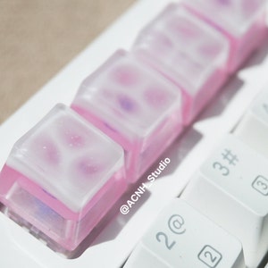 Pink Wave Keycap, Beach Keycap, Ocean Keycap, Cute Keycap, Artisan ...