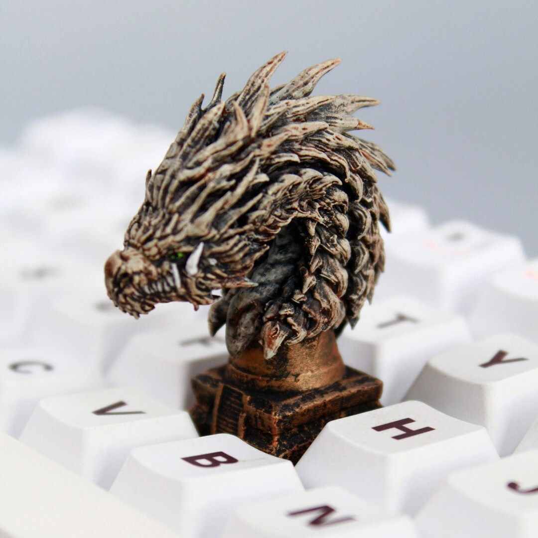 Fantasy Dragon Keycap Set, Fantastic Artisan Dragon Keycap, Custom ...