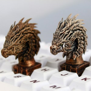 Fantasy Dragon Keycap Set, Fantastic Artisan Dragon Keycap, Custom ...