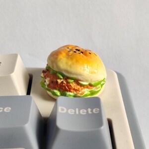 Hamburger Keyboard Knob Button, Custom Fast Food F75 & Hi8 Keyboard ...