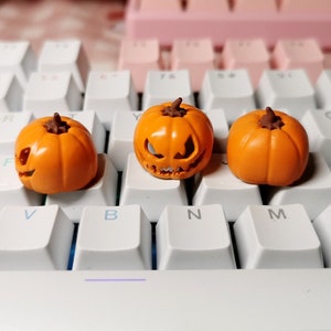 Halloween Pumpkin Keycap, Cute Ghost Keycap, Autumn Keycaps, Fruit Keycap, Artisan Keycap ...
