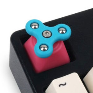 Fidget Spinner Keycaps, Custom Backlist Keycaps, Artisan Spinner Keycaps for Cherry Mechanical ...