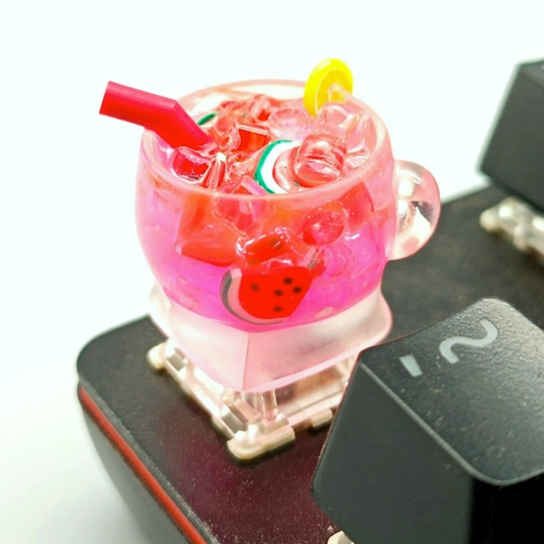 Clear Fruit Juice Keycaps, Artisan Transparent Food Keycaps, Custom ...